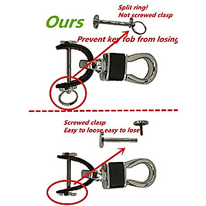 KAWIHEN Leather Key Fob Cover Replacement for Toyota Highlander Prius Prius C Prius V RAV4 HYQ14AAB HYQ12ACX HYQ14AEM