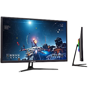 Sceptre New 32" QHD 1440p 2560x1440 LED Monitor HDMI DisplayPort up to 85Hz Build-in Speakers Blue Light Shift, Machine Black 2020
