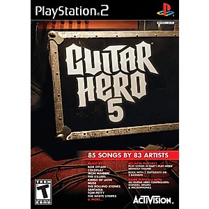 Guitar Hero 5 Stand Alone Software - PlayStation 2 (Game only) (Renewed)