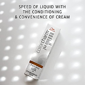 WELLA colorcharm Permanent Gel Haircolor, With Long Lasting Gelfus Technology, For Gray Coverage, 2N/211 Very Dark Brown, 2 oz