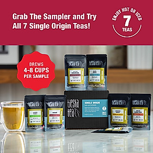 Tiesta Tea - First Flush Darjeeling Black Tea | Loose Leaf | Single Origin Premium Black Tea from India | Pure High-Caffeinated Blend | Makes Hot or Iced & Up to 50 Cups | 4oz Refillable Tin