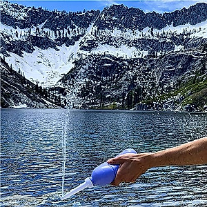 Brondell GoSpa Travel Bidet GS-70 Easy-to-use Portable Bidet with Convenient Nozzle Storage, Travel Bag, 400 ml Capacity, and Angled Nozzle Spray