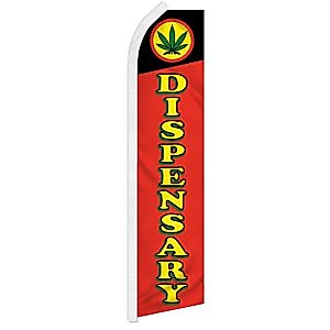 Dispensary Super swooper Flag - All Super Flags - Advertising Super Flags