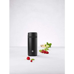 ZWILLING Thermo Tea & Fruit Infuser, 14.2 oz, Matte Black