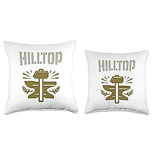 Skybound Entertainment The Walking Dead's Hilltop Faction Throw Pillow, 16x16, Multicolor