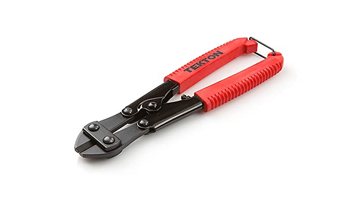 TEKTON 8 Inch Bolt Cutter for Heavy-Duty Cutting | Black