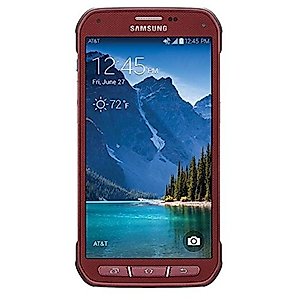 Samsung Galaxy S5 Active G870a 16GB Unlocked GSM Extremely Durable Smartphone w/ 16MP Camera - Ruby Red