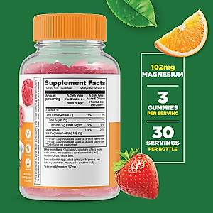 Lifeable Phosphatidylserine (PS) Kids + Magnesium Kids, Gummies Bundle - Great Tasting, Vitamin Supplement, Gluten Free, GMO Free, Chewable Gummy