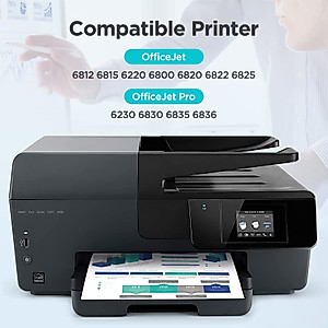 934XL 935XL Compatible Ink Cartridge Replacement for HP 934 935 | use with OfficeJet 6812 6815 6220 6800 6820 6822 6825 OfficeJet Pro 6230 6830 6835 6836(Black, Cyan, Magenta, Yellow)