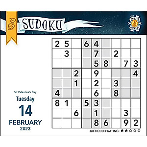 The Puzzle Society Sudoku 2023 Day-to-Day Calendar: Puzzle Your Way Through Each Day