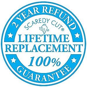 Tiny Trim 4.5" Ball-Tipped Scissor for Dog, Cat and all Pet Grooming - Ear, Nose, Face & Paw - Scaredy Cut's small Safety Scissor