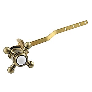 Kingston Brass Buckingham Front Mount Toilet Tank Lever Antique Brass