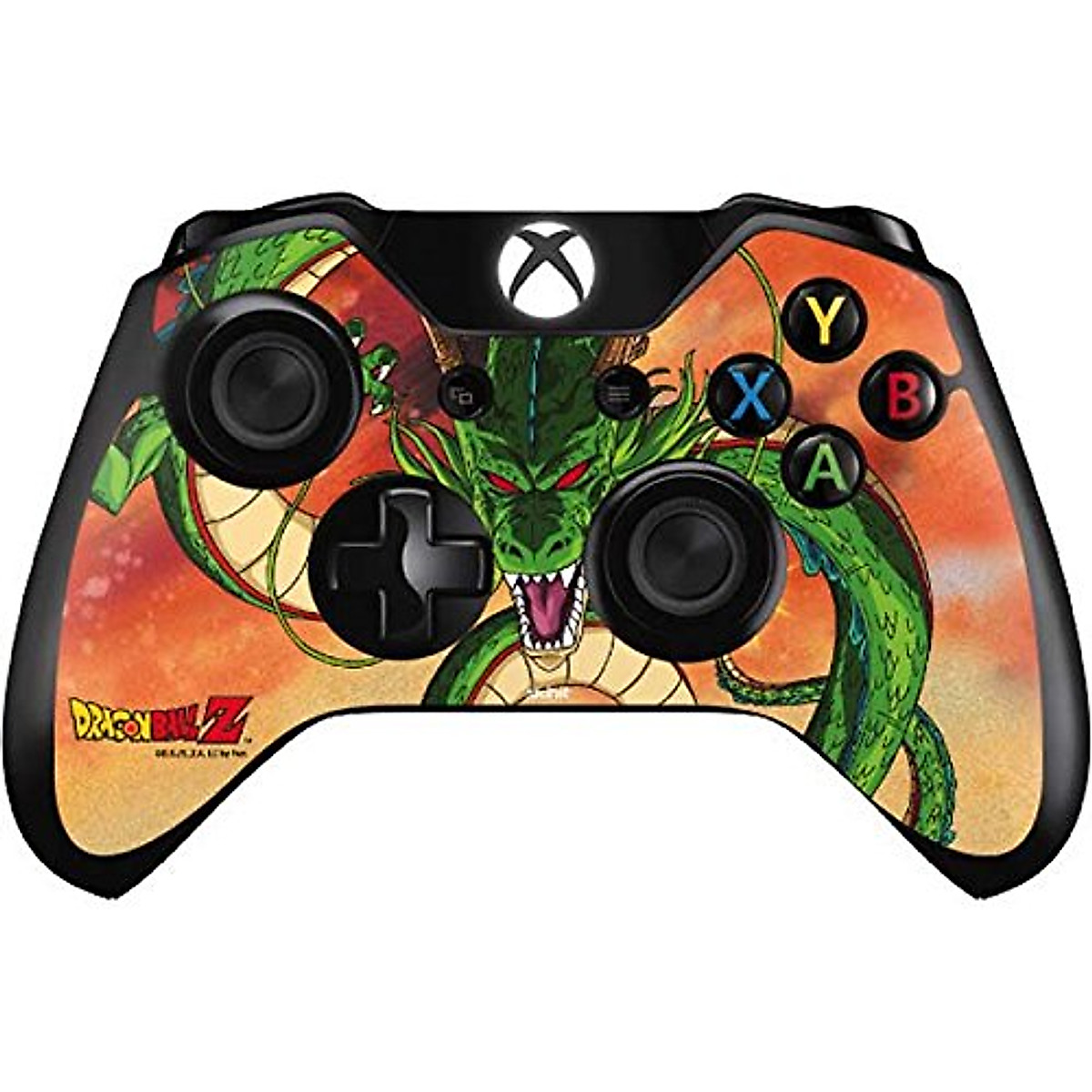 Skinit Decal Gaming Skin compatible with Xbox One Controller - Officially Licensed Dragon Ball Z One Wish Shenron Design