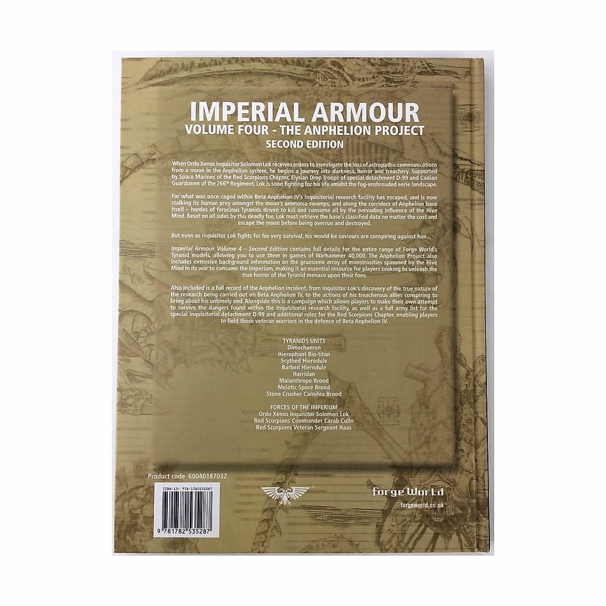 Imperial Armour Volume Four - The Anphelion Project Second Edition Warhammer 40k