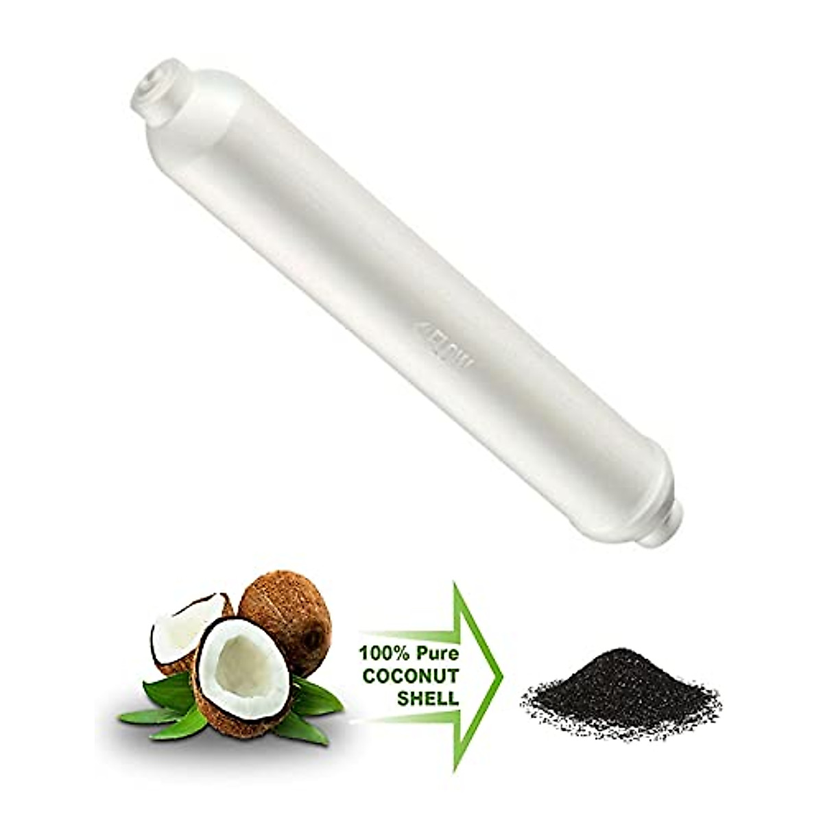 CFS – 4 Pack Universal Compatible Reverse Osmosis Filter Replacement Set – Remove Bad Taste & Odor – Whole House Replacement Water Filter Cartridge- White