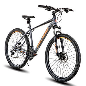 HH HILAND 27.5 inch Mountain Bike 21 Speeds, Lock-Out Suspension Fork, Aluminum 18 inch Frame Hydraulic Disc-Brake for Men Women Mens MTB Bicycle Adlut Bike