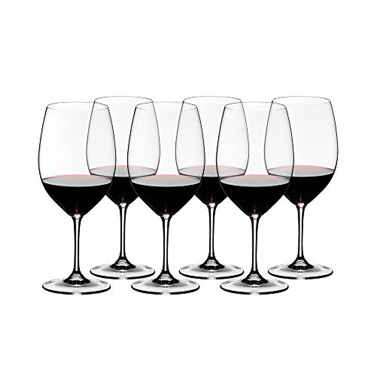 Riedel VINUM Bordeaux/Merlot/Cabernet Wine Glasses, Pay for 6 get 8 ,21.52 ounce
