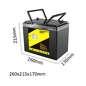 HJGHY LifePO4 Battery 12V 90AH 100AH Powerful Battery 12 Volt Lithium Battery Deep Cycles 3000+ for House Energy Storage/Outdoor Camping Power,12v,100Ah