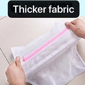 Durable Honeycomb Mesh Laundry Bags for Delicates (Zipper type)