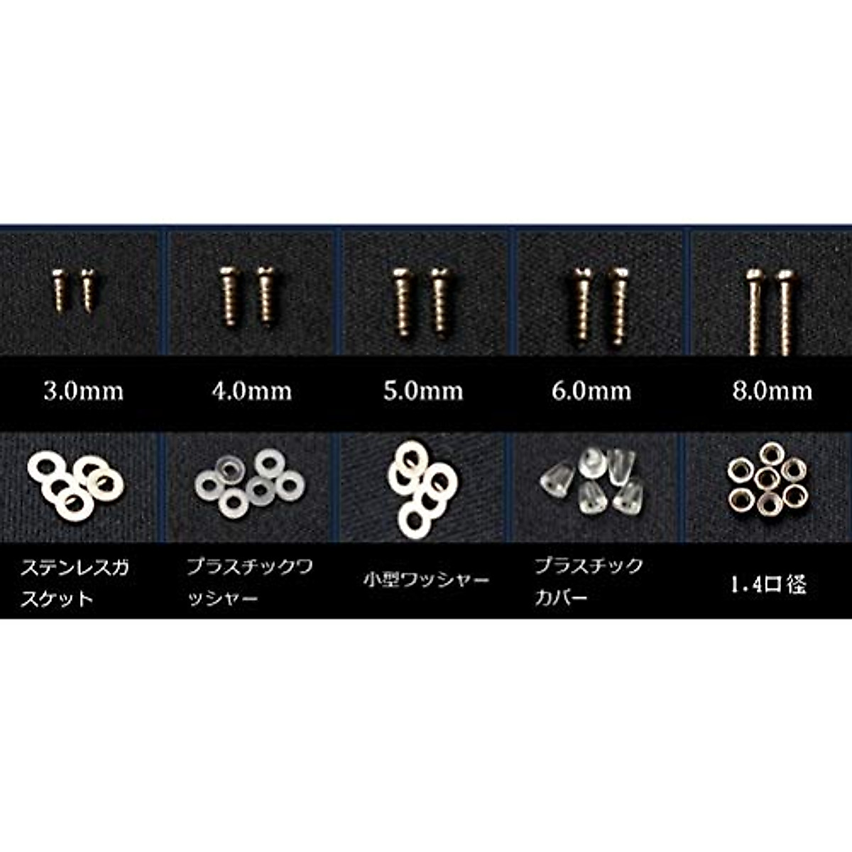 FASHIONROAD Eyeglasses Repair Kit, 10 Pairs Screws Nose Pads, Tiny Screws with Micro Screwdriver Tweezer for Glasses,Sunglasses, Watch Repair