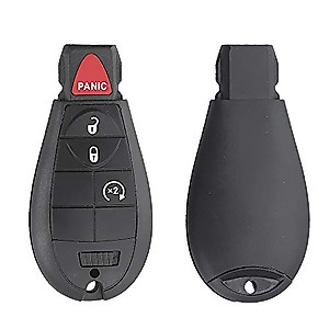 Keyless Entry Remote Car Key Fob Replacement for Dodge Ram GQ4-53T 2013 2014 2015 2016 2017