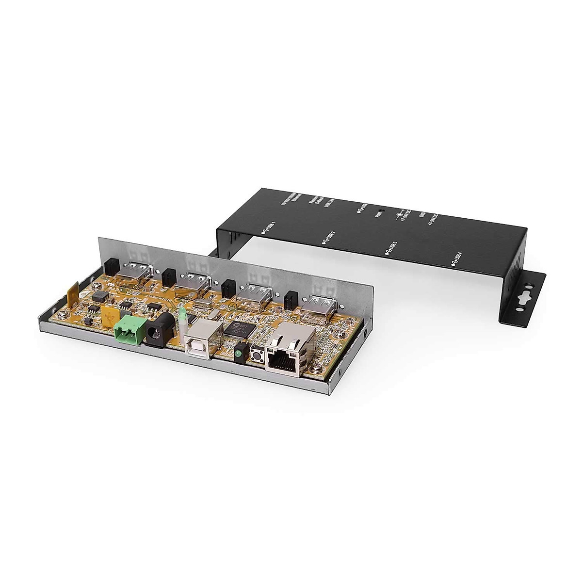 4 Port USB 2.0 Over IP Network Device Sharing Hub w/Screw-Locking Ports & Status LEDs
