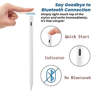 Stylus for iPhone 14 Pro Max Pencil,Fine Point Tip Precise and Accurate Drawing Touch Screen Pen Compatible with Apple iPhone 14 Pro Max and More Android/iOS/Samsung/HP Tablets