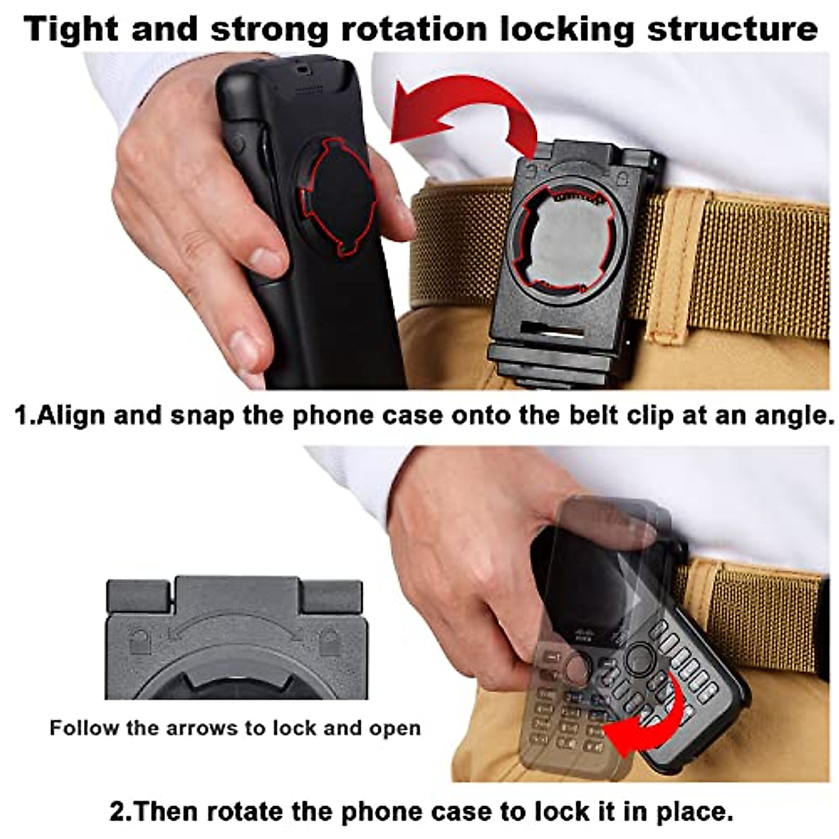 iGuerburn Belt Clip for Cisco 8821 and Cisco 8821-EX Wireless VoIP Phone