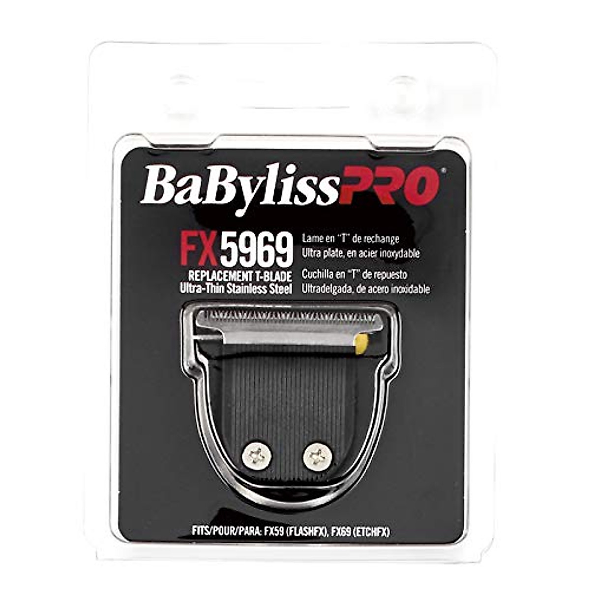 BaBylissPRO Barberology FX5969 Stainless Steel Deep Tooth Replacement T-Blade