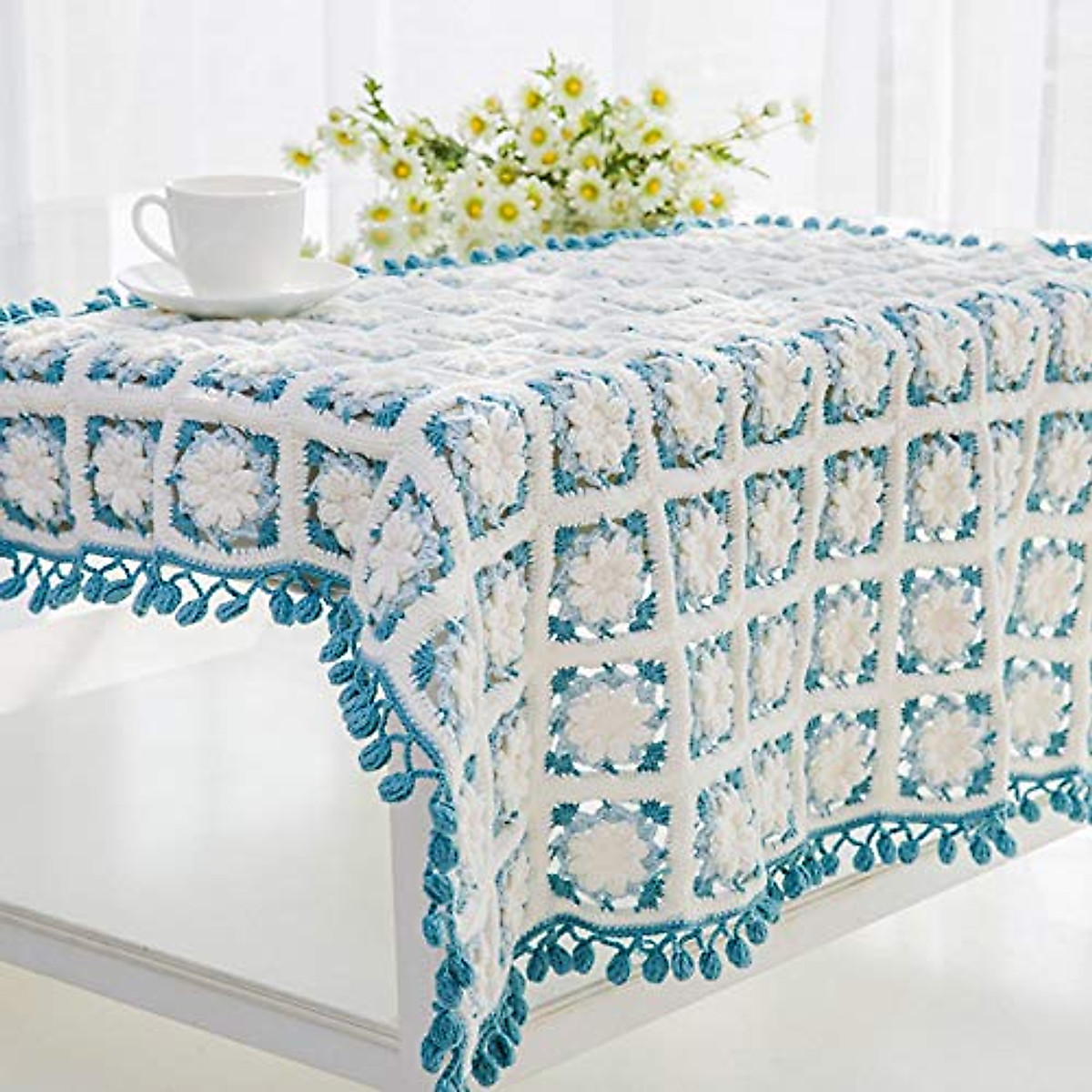 Sapphire Blue Soft Milk Cotton Yarn Weaving Yarn Solid Color Knitting Yarn for Sweater Scarf Shawl Hat 200g/5 Skeins