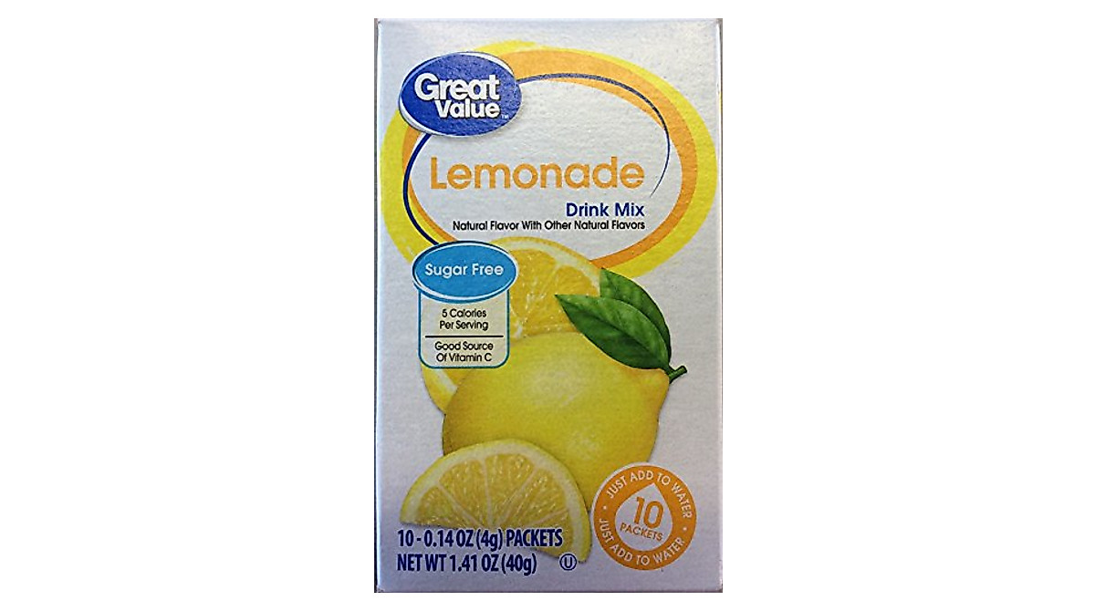 Great Value Lemonade Drink Mix - Refreshing Two-Pack for Any Occasion