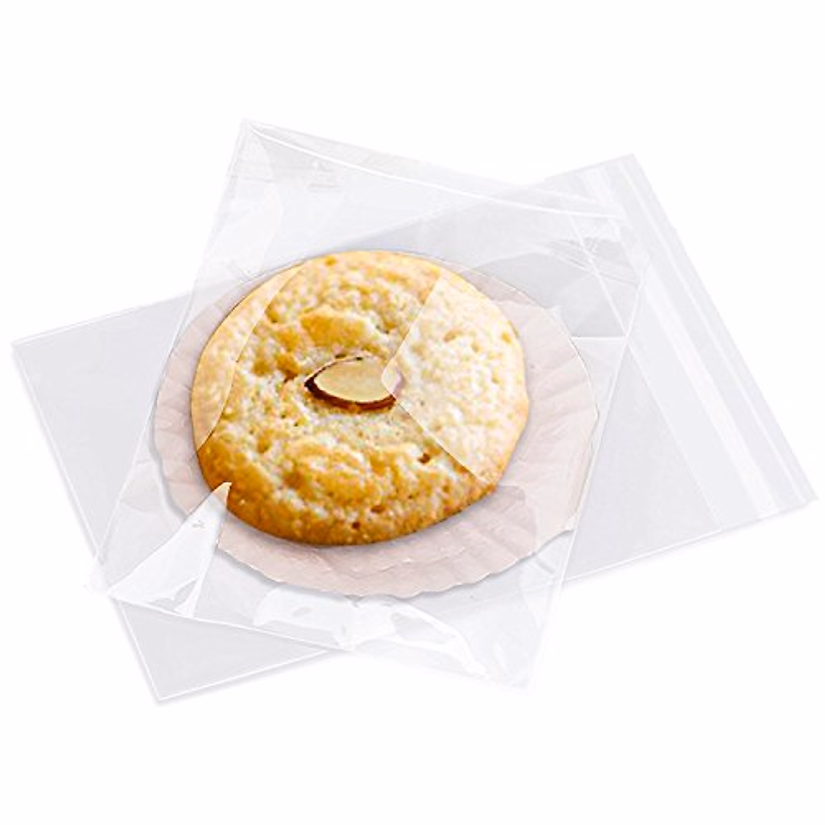 200 Pack 3" x 3" clear resealable cellophane bags - 1.4 MIL thick glossy self seal cello bag for gifts, food, soap, candles and bakery goods