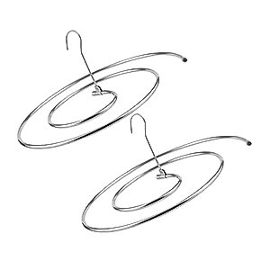 GARVALON Bed Linen Drying Rack Collapsible Clothing Rack Laundry Drying Rack Collapsible Folding Hangers 2pcs Blanket Hanging Rack Blanket Dryer Rack Spiral Sheet Dry Hanger Blanket Rack