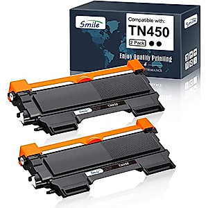 Compatible Toner Printer Cartridge Replacement for Brother TN450 TN-450 TN420 TN-420 (2 Black) for HL-2270DW HL-2280DW HL-2230 HL2240 MFC-7360N MFC-7860DW DCP-7065DN IntelliFax 2840
