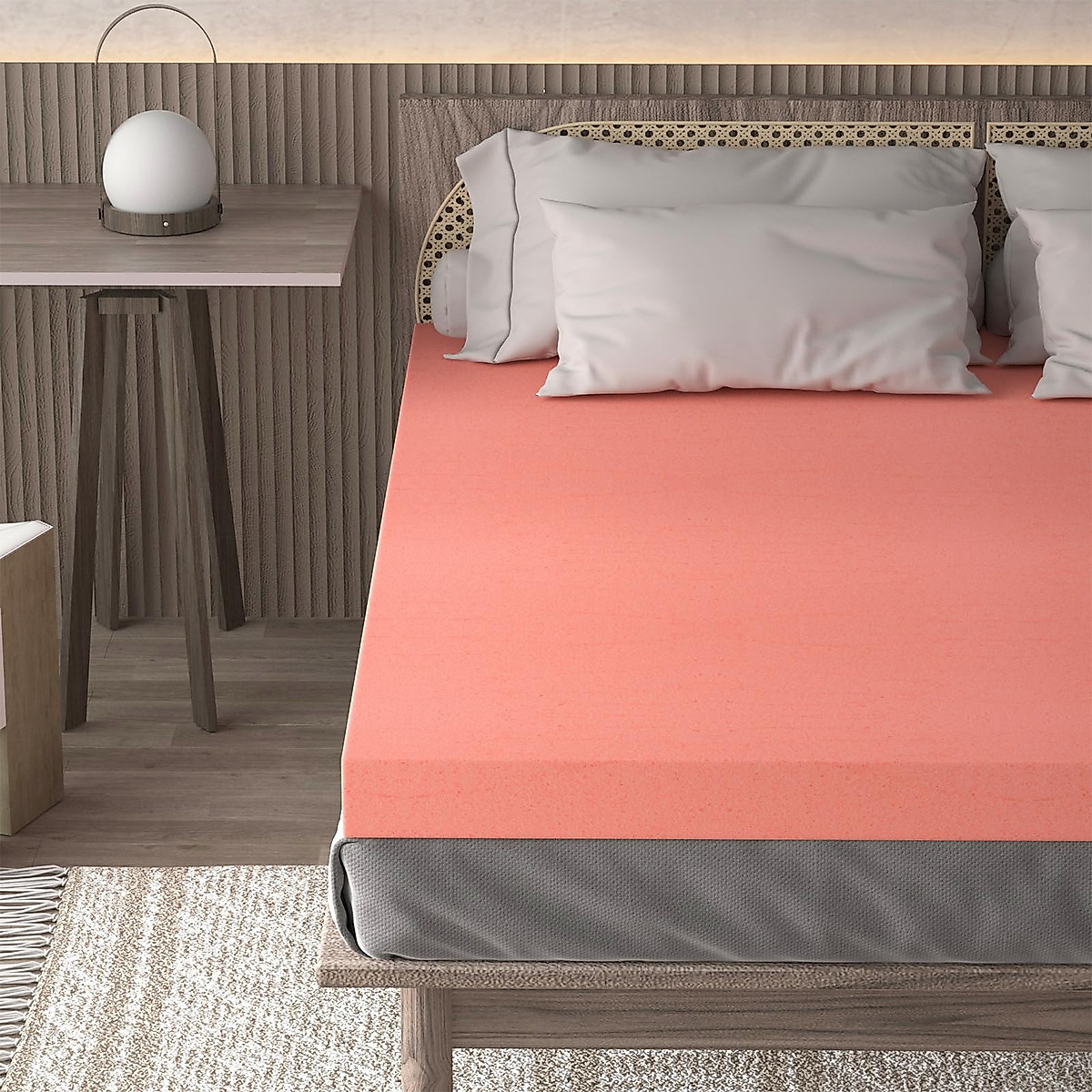 Elfreda 3 Inch Hospital Mattress Topper Pressure-Relieving Bed Topper, Mattress Pad Hospital in a Box 72 * 33 * 3 Inches