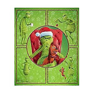 Funny Cartoon Throw Blanket Super Soft Christmas Blanket for Home Bed Sofa Picnic Christmas-002 50"x40"