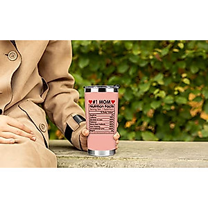 Mothers Day Gifts for Mom from Daughter, Son, Kids - Ideas Gifts for Mom on Mothers Day - Mom Birthday Gifts - Funny Birthday Gifts for New Mom , Mother In Law - Presents for Mom - Mom Tumbler 20oz