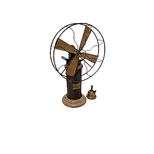 Time Fashion Antique Kerosene Oil Operated Steam Engine Fan Vintage Working Museum Fan