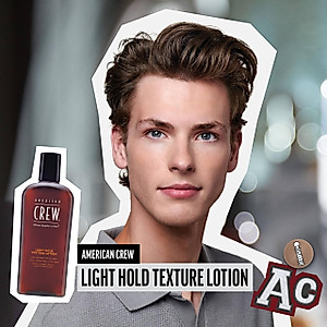 American Crew Men's Hair Texture Lotion, Like Hair Gel with Light Hold with Low Shine, 8.4 Fl Oz