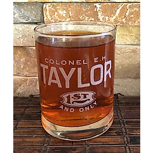 COLONEL E.H. TAYLOR Collectible Whiskey Glass 8 Oz