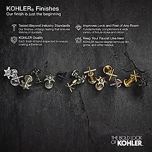 KOHLER K-TS396-4-CP Devonshire(R) Rite-Temp(R) Shower Valve Trim with Lever Handle and 2.5 gpm showerhead, 11.75 x 8.00 x 6.25, Polished Chrome