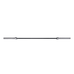 Cap Barbell THE BEAST Olympic Bar | For Weightlifting and Power Lifting, THE BEAST - Black/Chrome, No Center Knurl, 7' Olympic, (OBIS-86B) New Version
