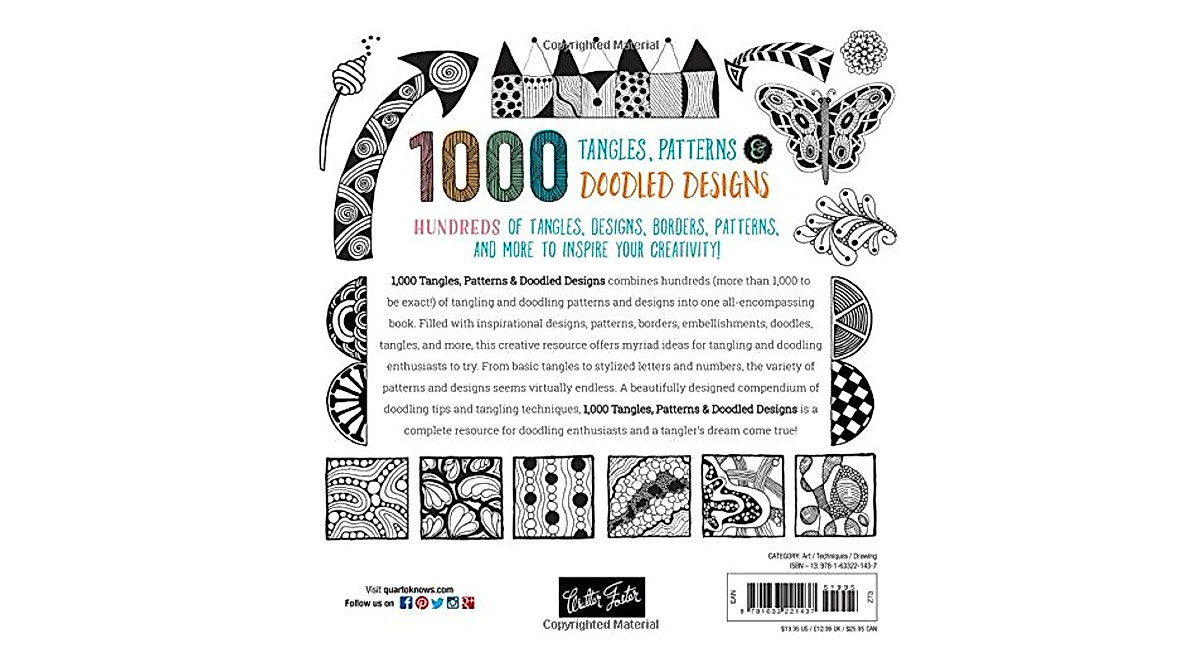 1,000 Tangles & Doodled Designs for Creative Inspiration