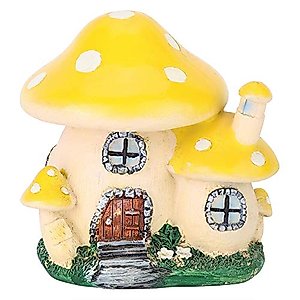 Fdit Simulation Miniature Mushroom Decor Bonsai Landscape Decoration Home Garden Ornament Craft