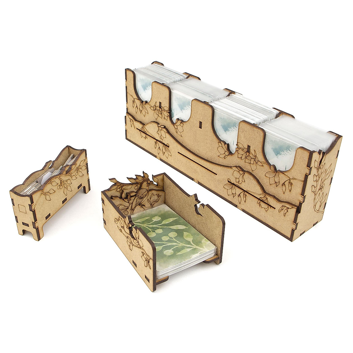 TowerRex Board Game Organizer for Wingspan Board Game Box, Wingspan Expansion, Wingspan European Expansion, Wingspan Oceania Expansion, Wingspan Eggs, Wing Span Board Game, Not for Asia Extension