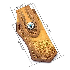 Leathers Pouches Handmade Holsters Belt Loop Case Holder Bag Folding Sheath For Cutting Tool Carriers