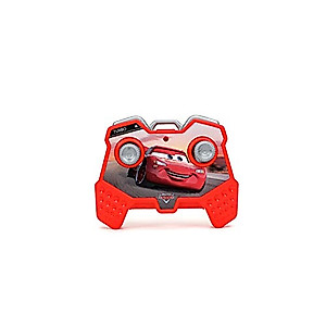 Jada Toys Pixar Cars 1:24 Lightning McQueen RC Remote Control Car 2.4 GHz Red Toys for Kids