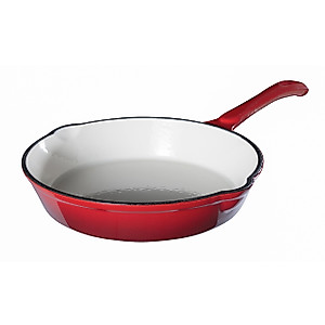 Eternal Living Enameled Cast Iron 8" Fry Pan Red