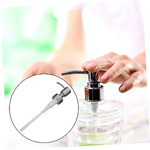 Gadpiparty Sprinkler Hand Soap Dispenser Foam Soap Dispenser Bottle Dispenser Foam Bottles Pump Lid Soaps Pump Cover Stainless Steel Silver Bottle Replacement Pumps Bottle Pump Replacement