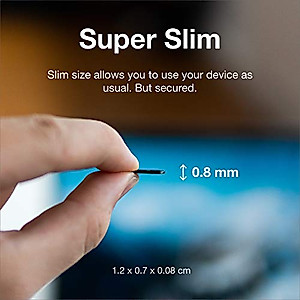 Privise Webcam Cover | PC, Smartphone & Laptop Camera Cover • Made in Germany • Compatible for MacBook, iMac & iPhone • Strong Webcam Sticker • Effective Privacy Protection • Ultra Thin (black) • 3pc